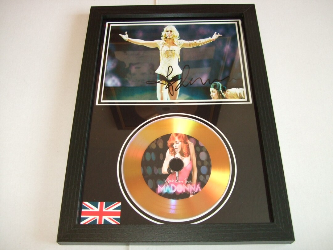 Madonna Signed Mount Framed - Etsy