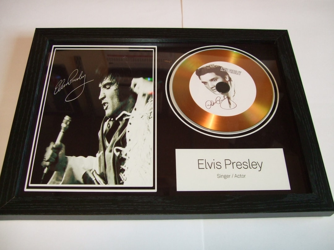 Elvis Signed Mount Framed - Etsy