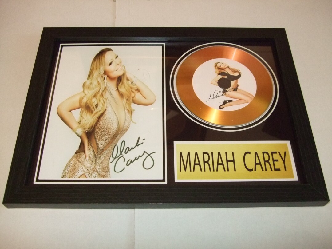 Mariah Carey Signed Mount Framed - Etsy