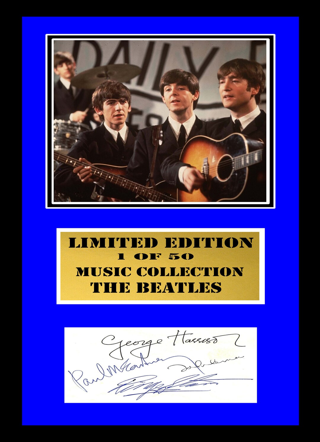 The Beatles Signed Mount - Etsy