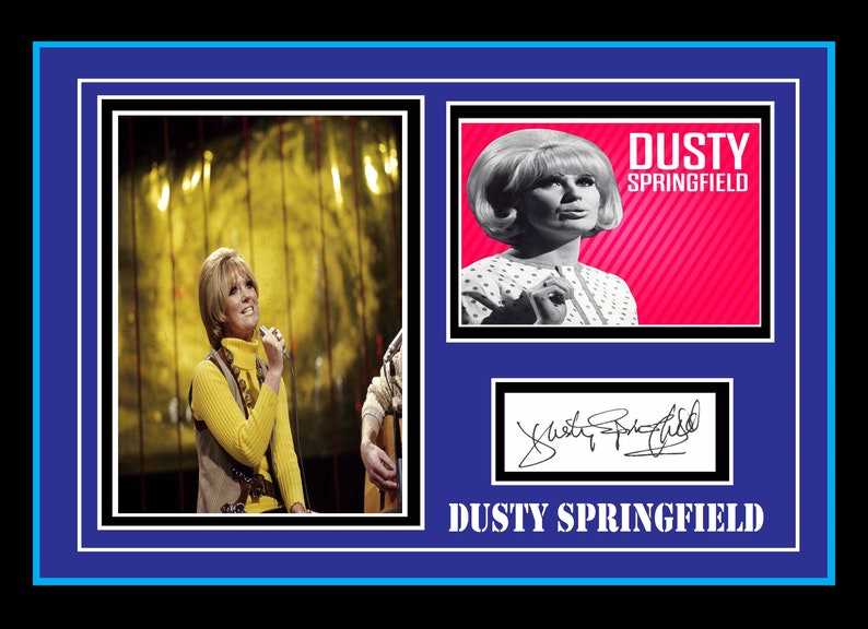 Dusty Springfield Signed Mount - Etsy