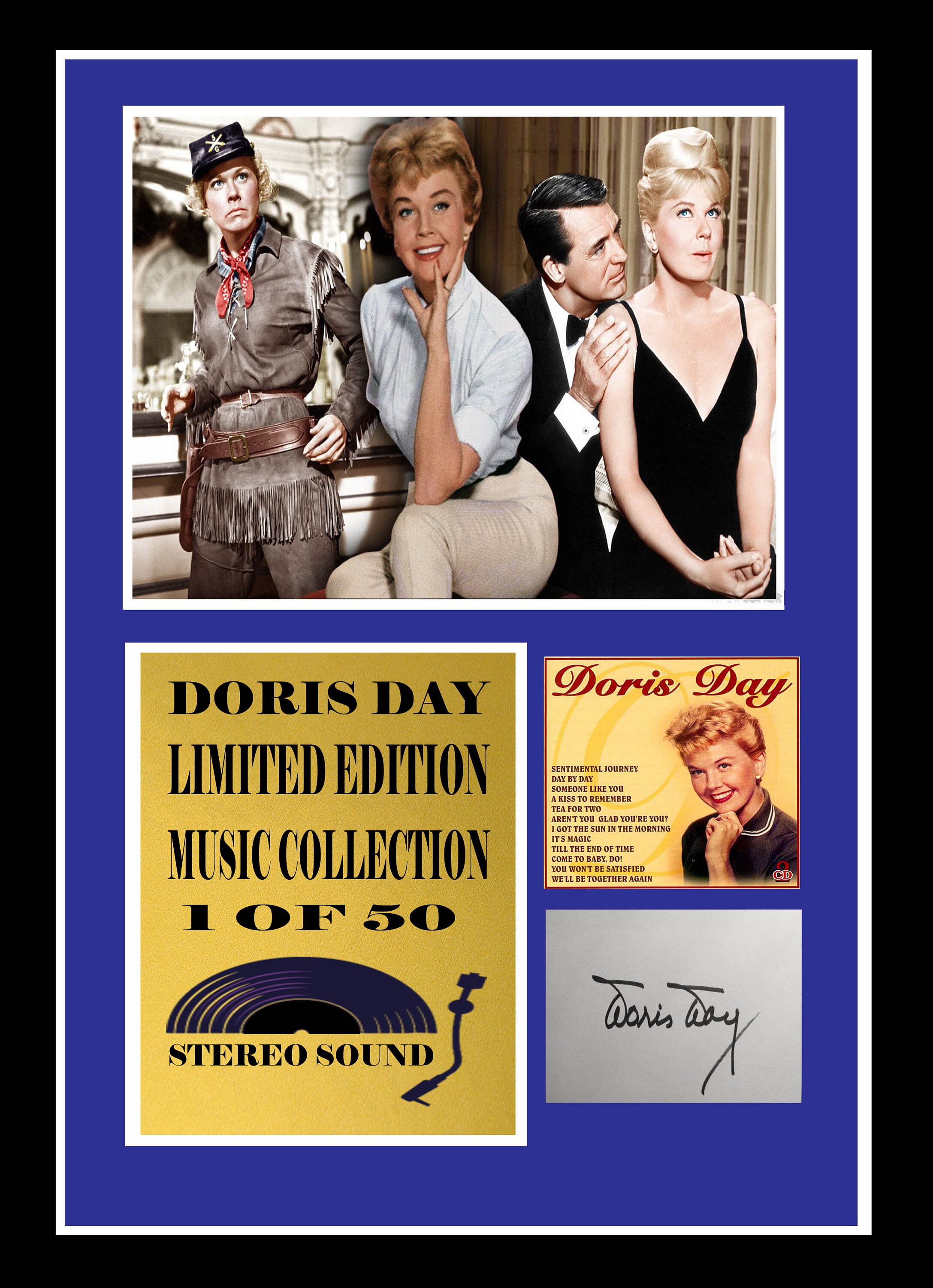 Doris Day Signed Mount - Etsy