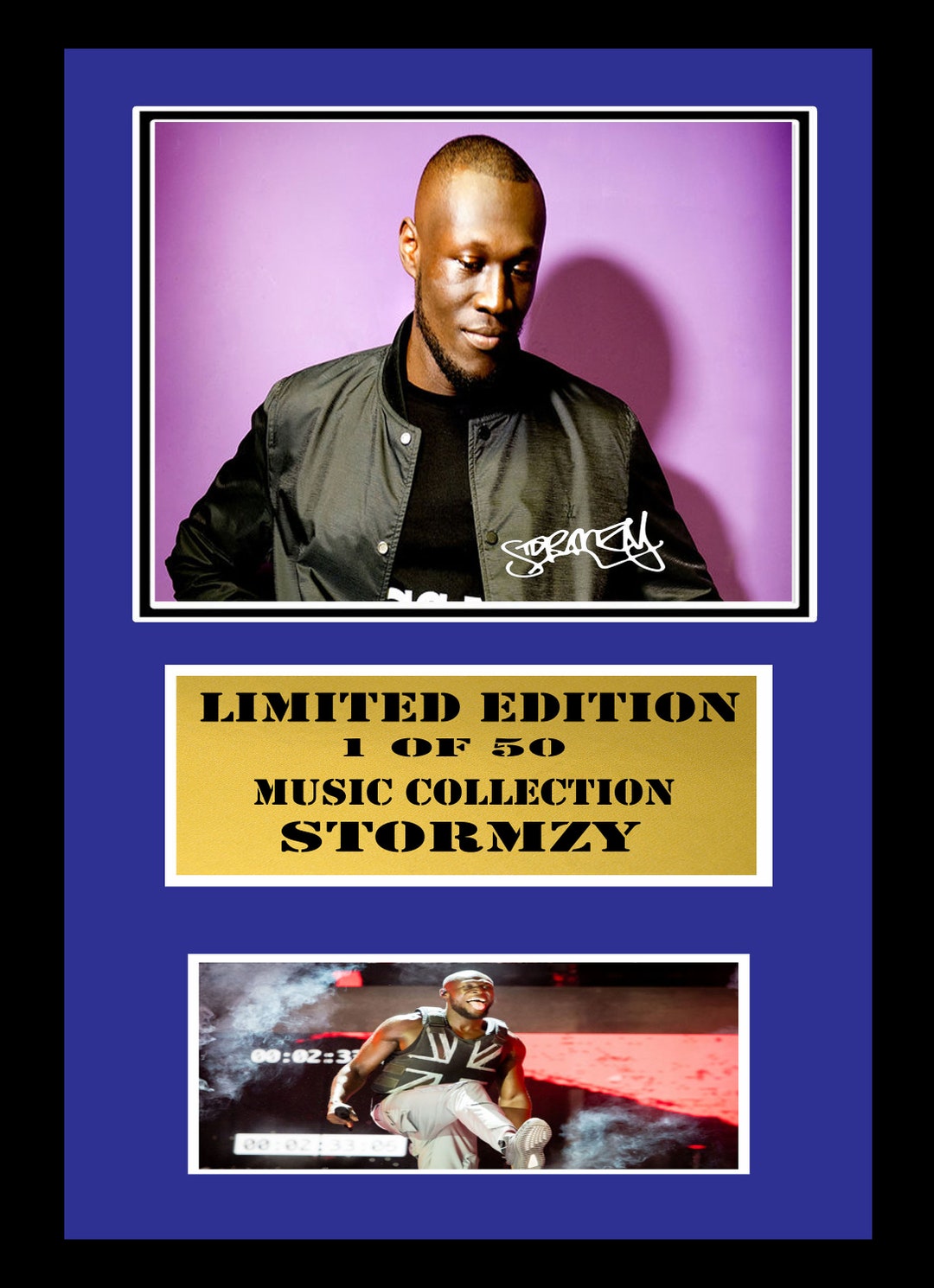 Stormzy Signed Mount - Etsy
