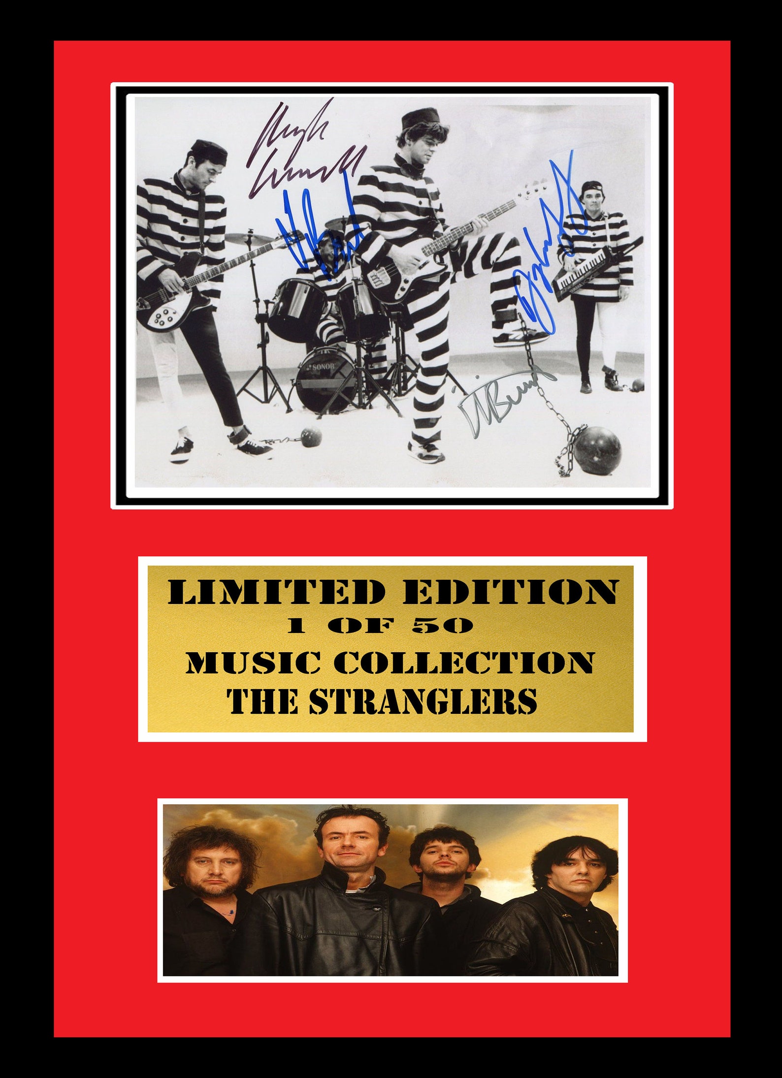 THE STRANGLERS Signed Mount - Etsy