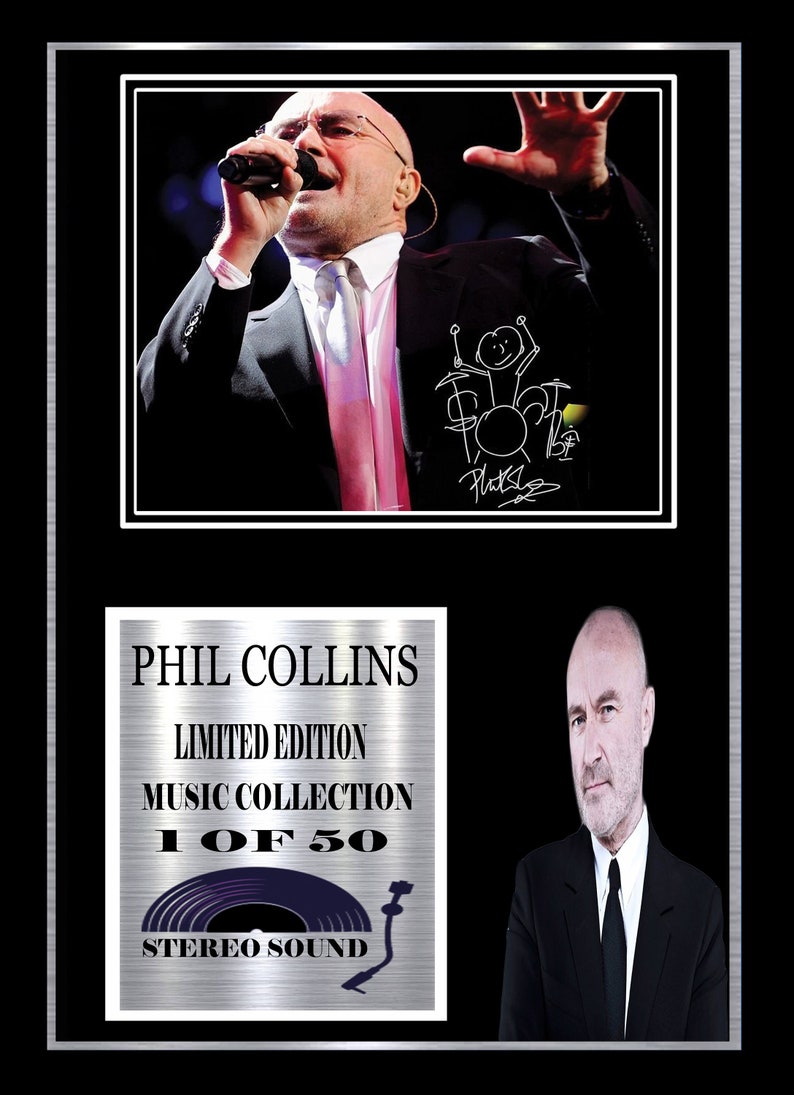 Phil Collins Signed Mount - Etsy