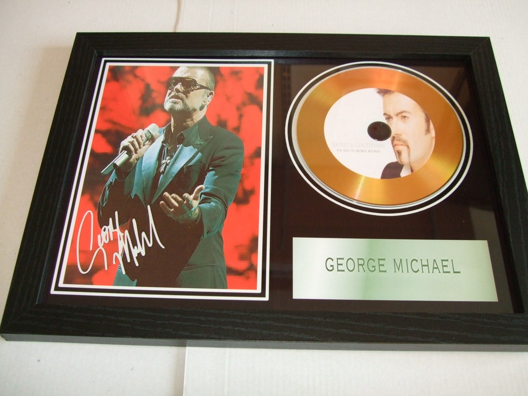 George Michael Signed Mount Framed - Etsy