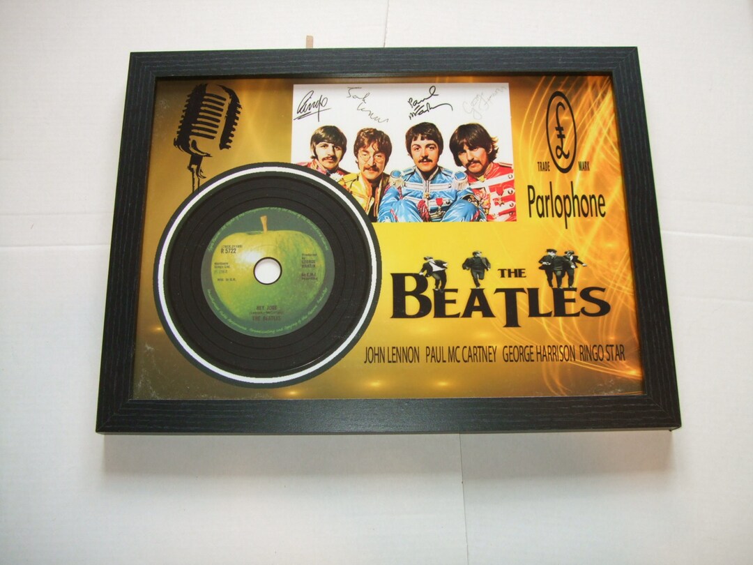 The Beatles Signed Mount Framed - Etsy