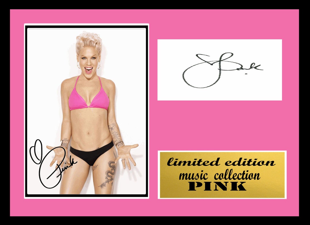 Pink Signed Mount Framed - Etsy UK