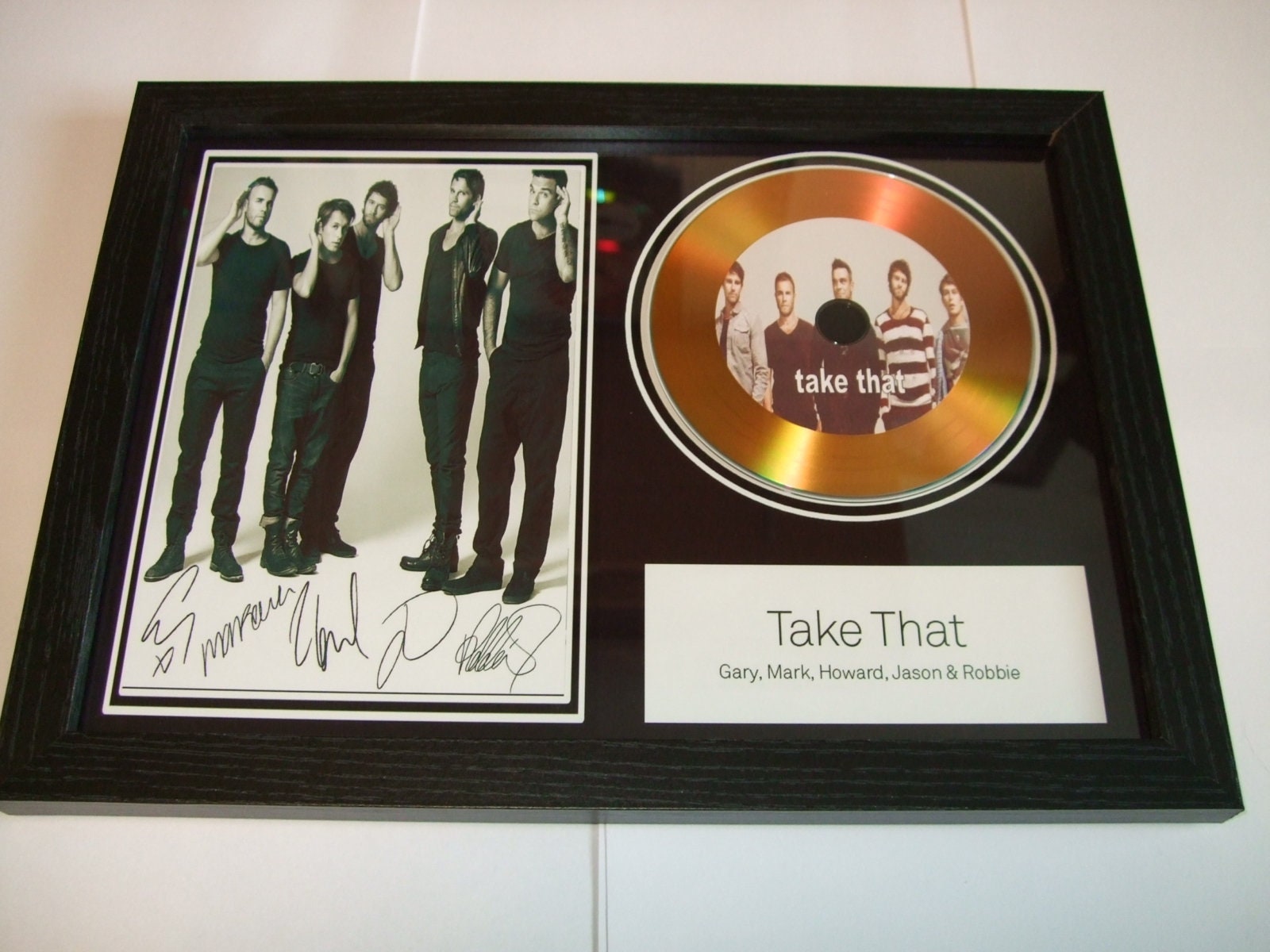 Take That Signed Mount Framed - Etsy UK