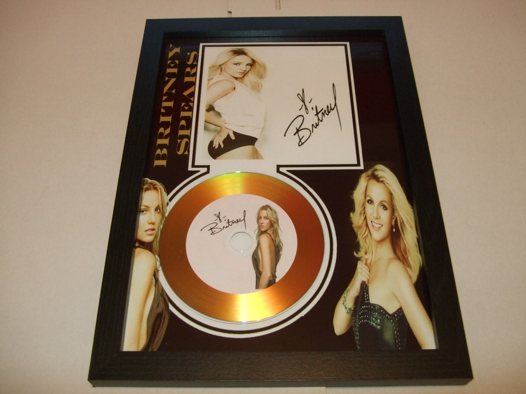 Britney Spears Signed Mount Framed - Etsy