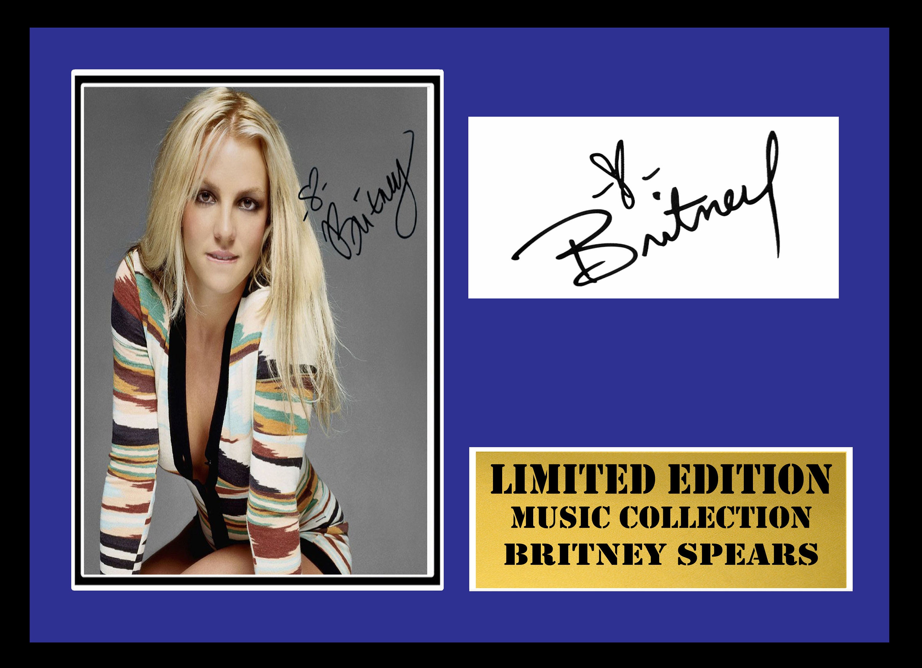 Britney Spears Signed Mount - Etsy