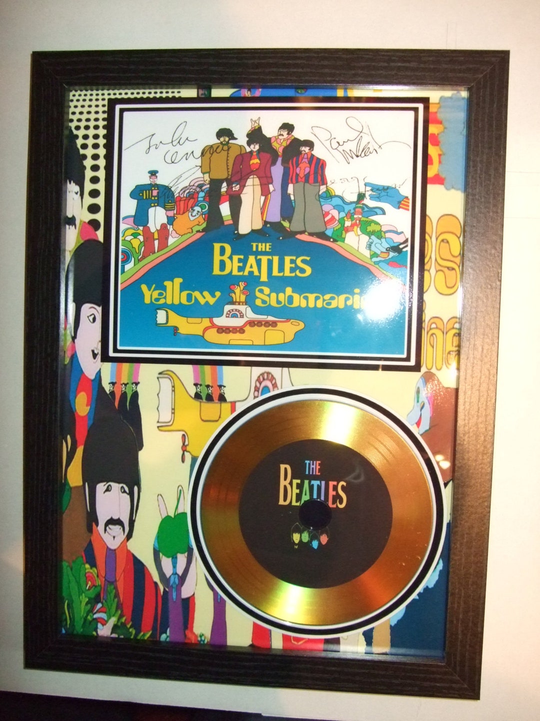 The Beatles Signed Mount Framed - Etsy