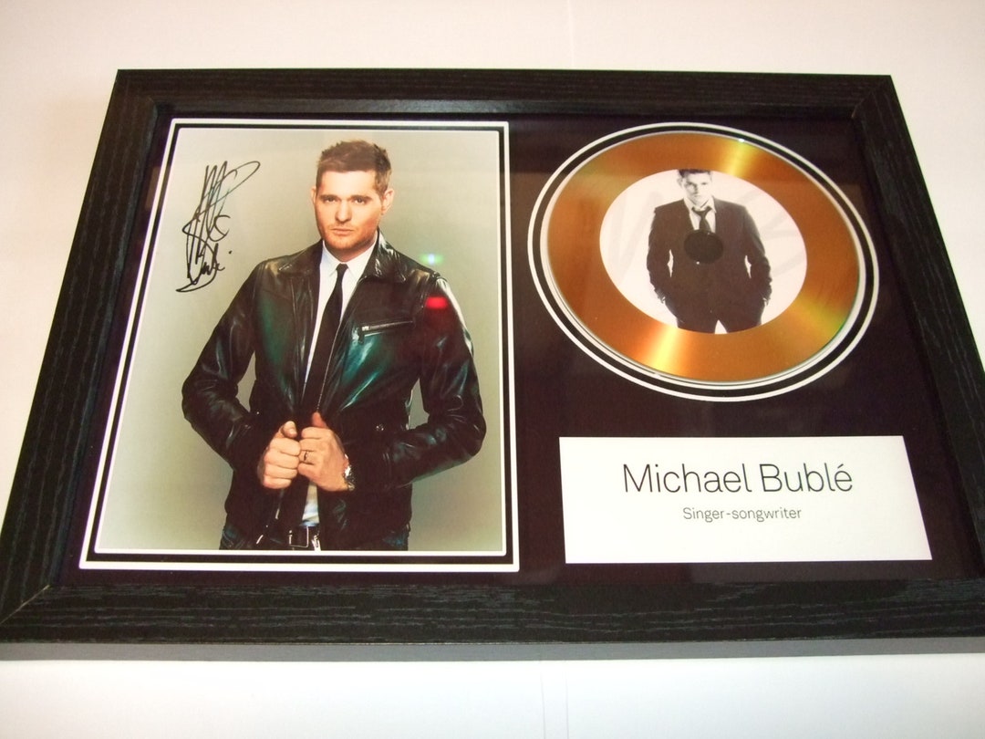 Michael Buble Signed Mount Framed - Etsy