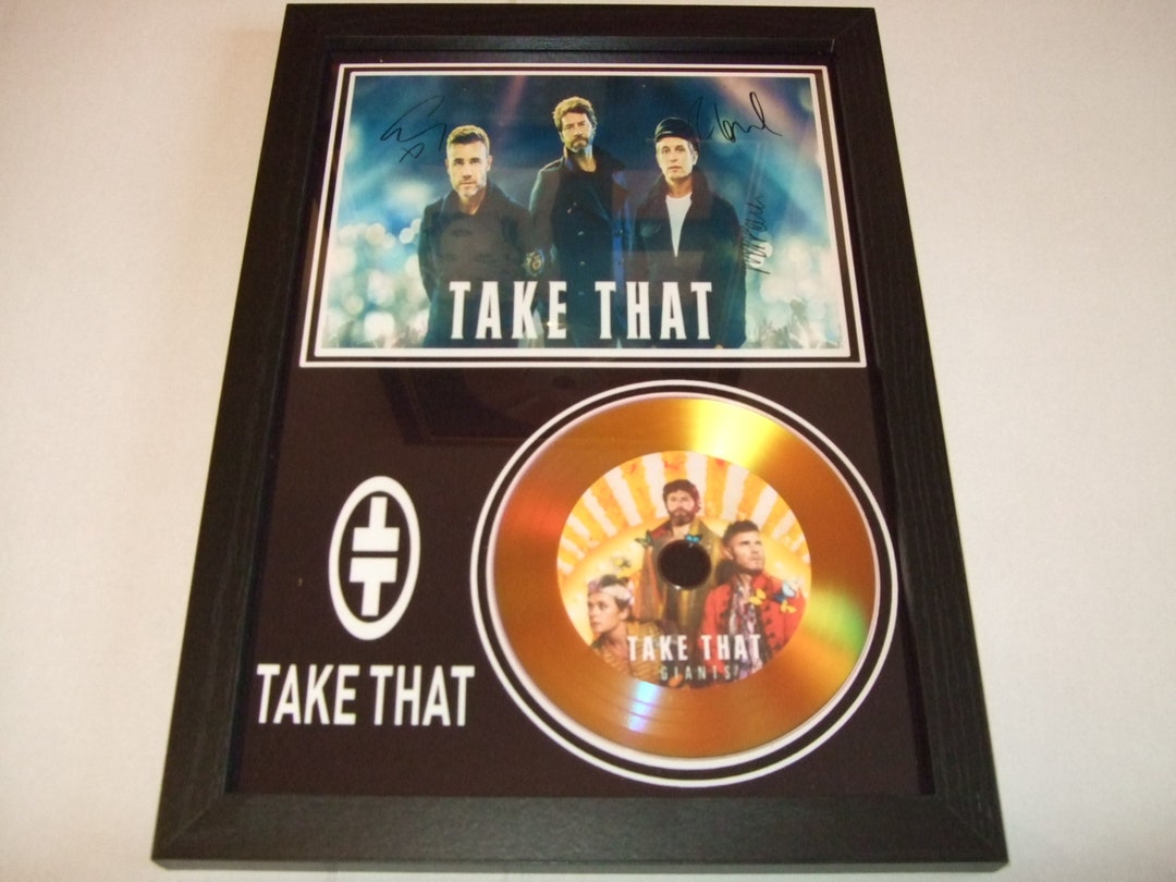 Take That Signed Mount Framed - Etsy