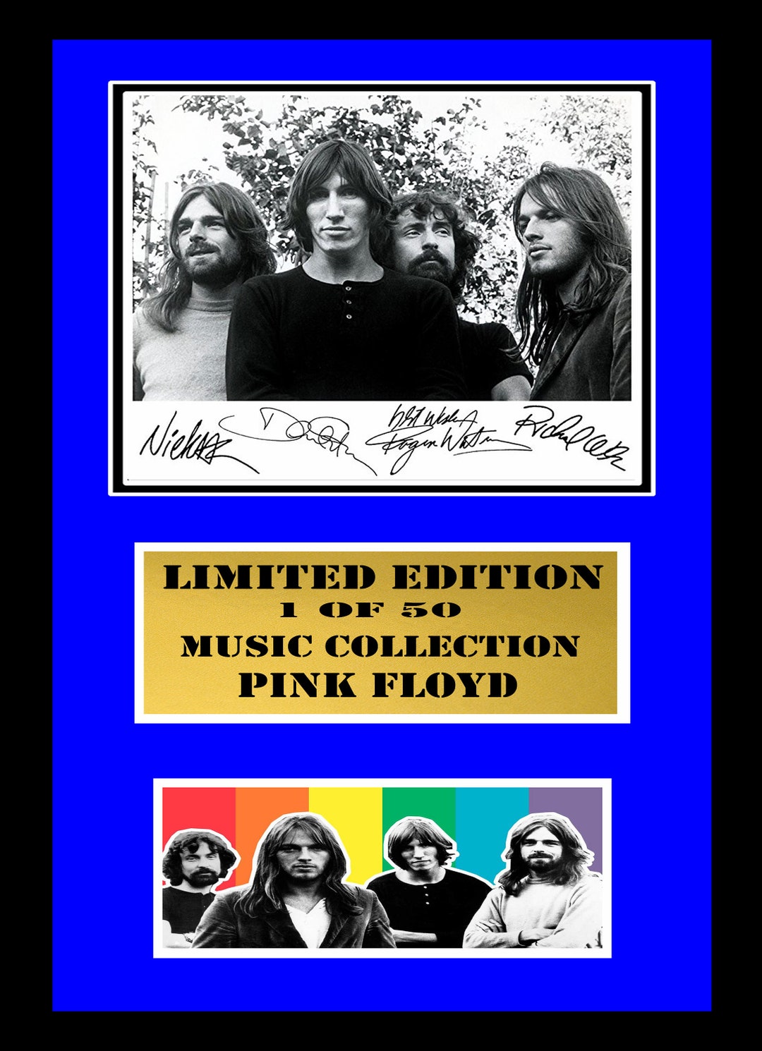 Pink Floyd Signed Mount - Etsy
