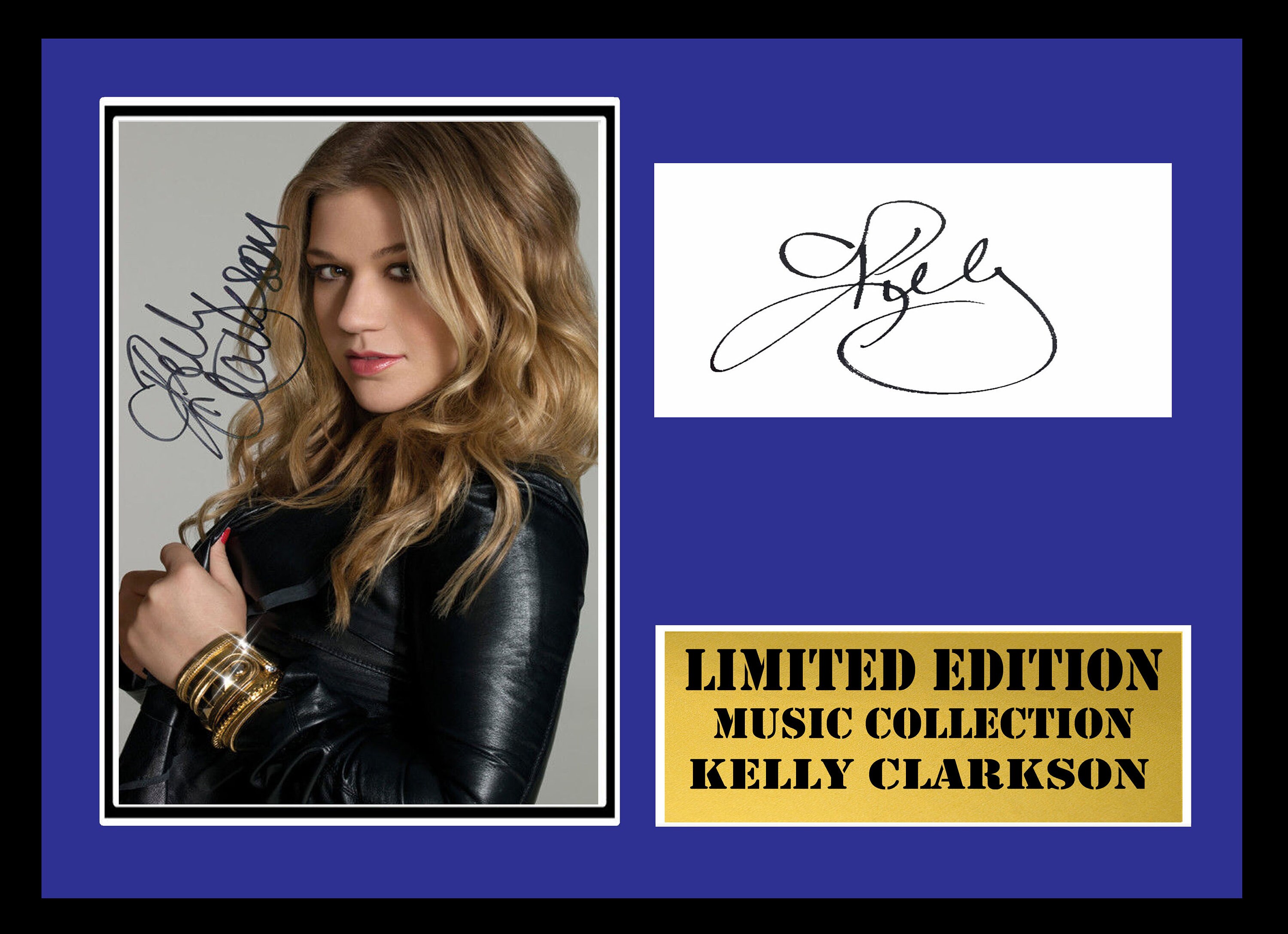 Kelly Clarkson Signed Mount - Etsy