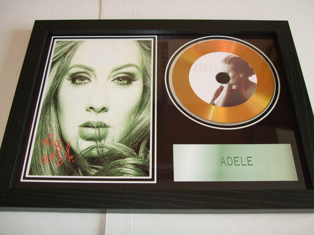 Adele Signed Mount Framed - Etsy