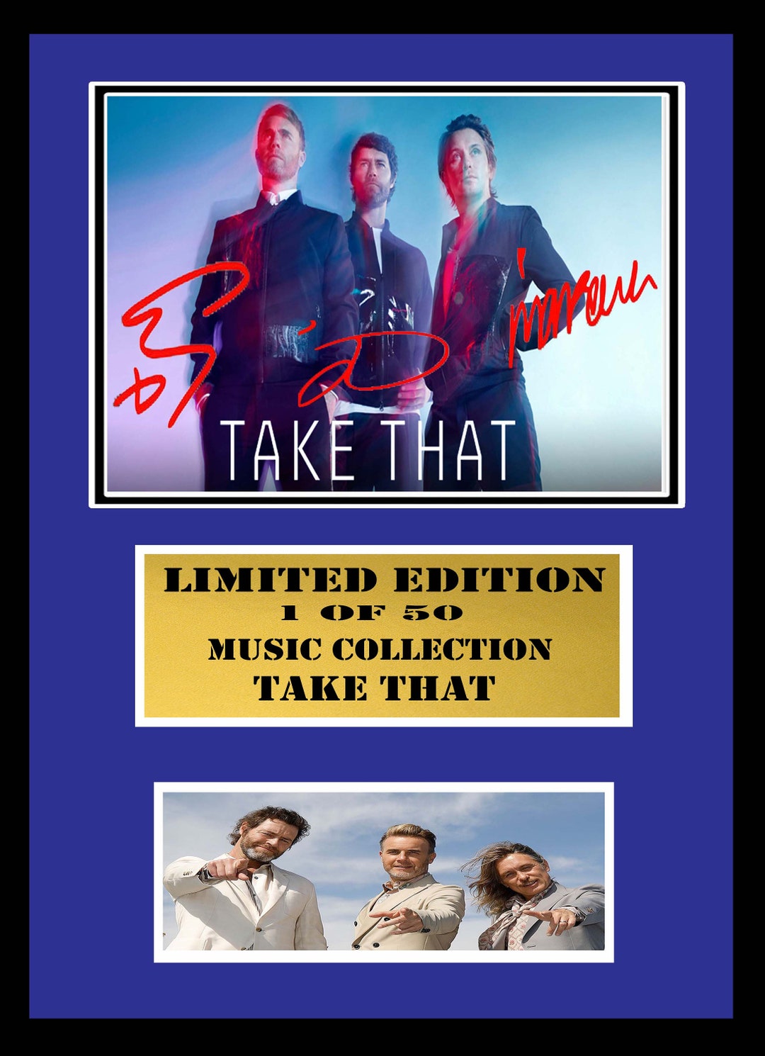 Take That Signed Mount - Etsy