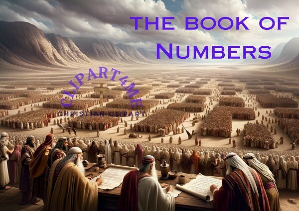 Book of Numbers High-res Digital Art Bible-inspired Wall Art Spiritual ...