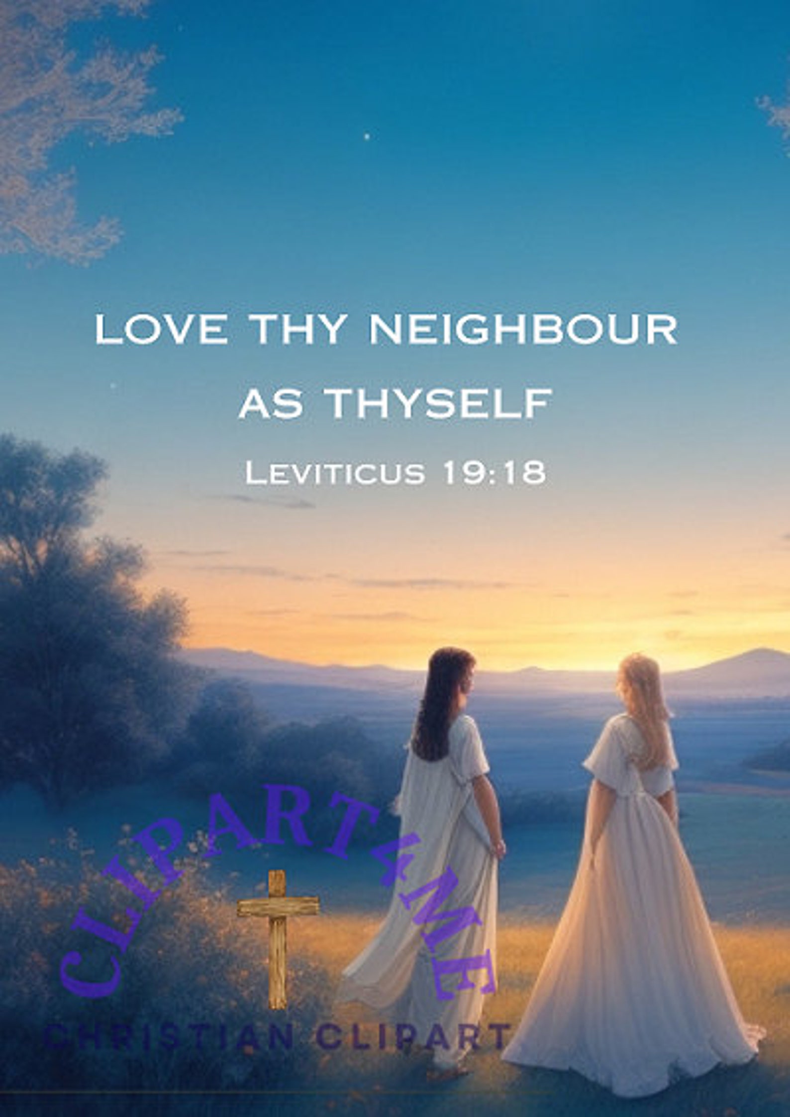 Unity in Diversity Love Thy Neighbour as Thyself Religious Wall Decor ...