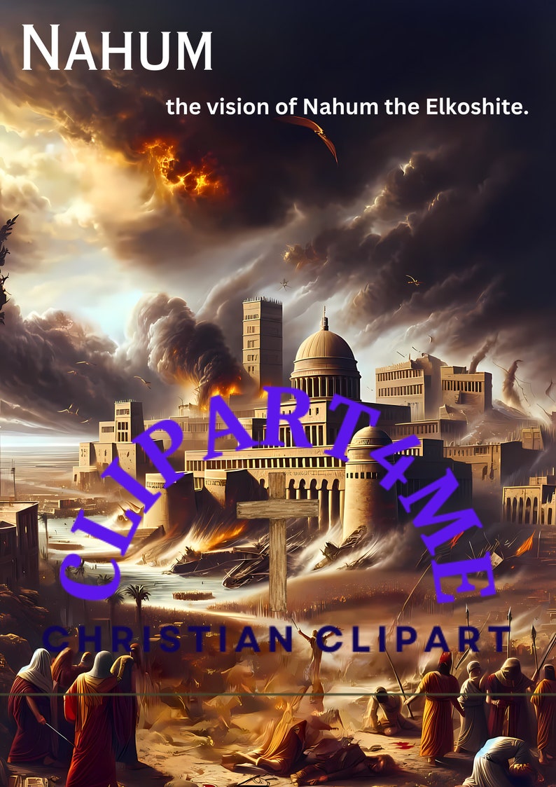 Divine Justice Unveiled: Nahum's Prophecy Oil Painting Perfect Faith ...