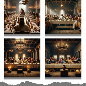 Easter Wall Art: the Last Supper, Jesus With Disciples, Christian ...