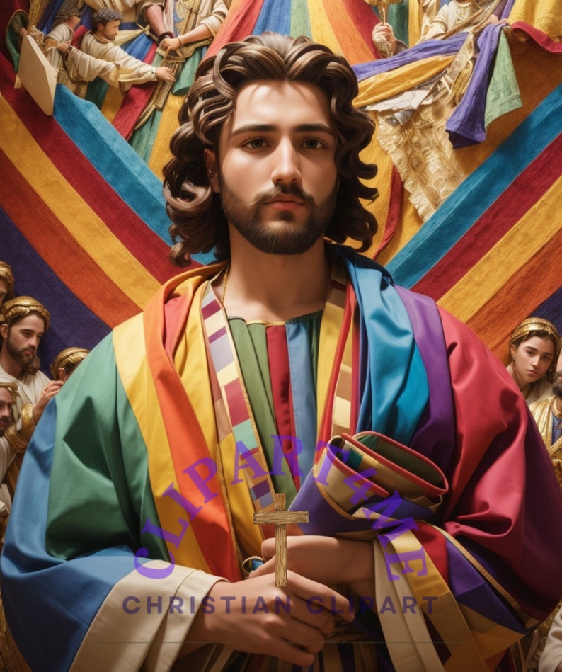 Joseph and His Coat of Many Colors Stock Graphics: Digital Religious ...