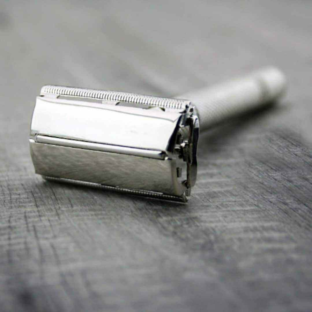Steel Handle Safety Razor Travel Men's Razor for Shaving Plastic Free ...