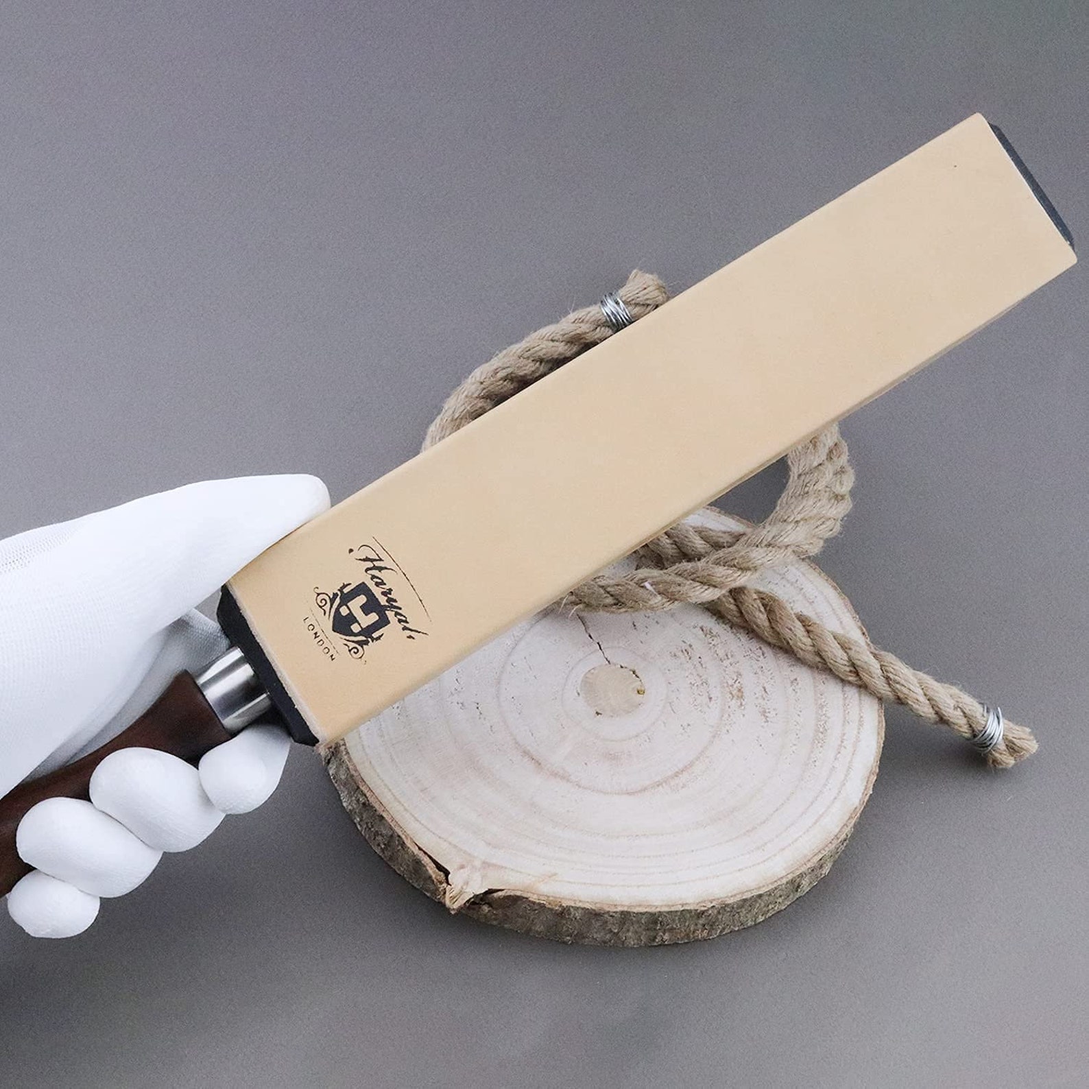 Paddle Strop 4 Sided Wooden Leather Strop for Sharpening All Kinds of ...