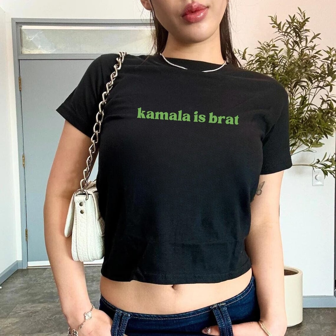 Kamala is Brat Kamala Harris Shirt Downtown Girl Clothes Brat Baby Tee ...