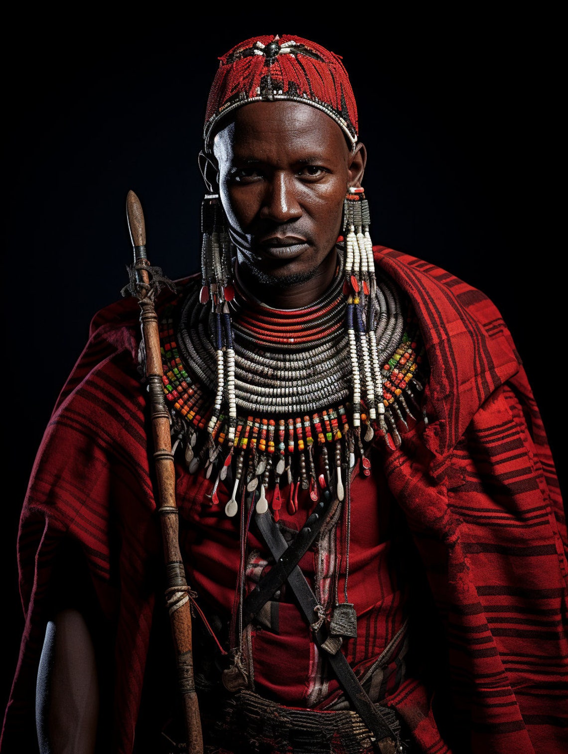 Regal African Warriors and Queens - Etsy