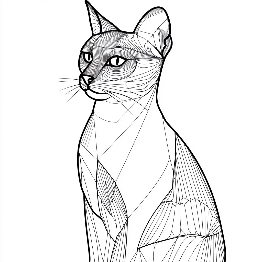 24 Cat Themed Colouring Pages - Etsy