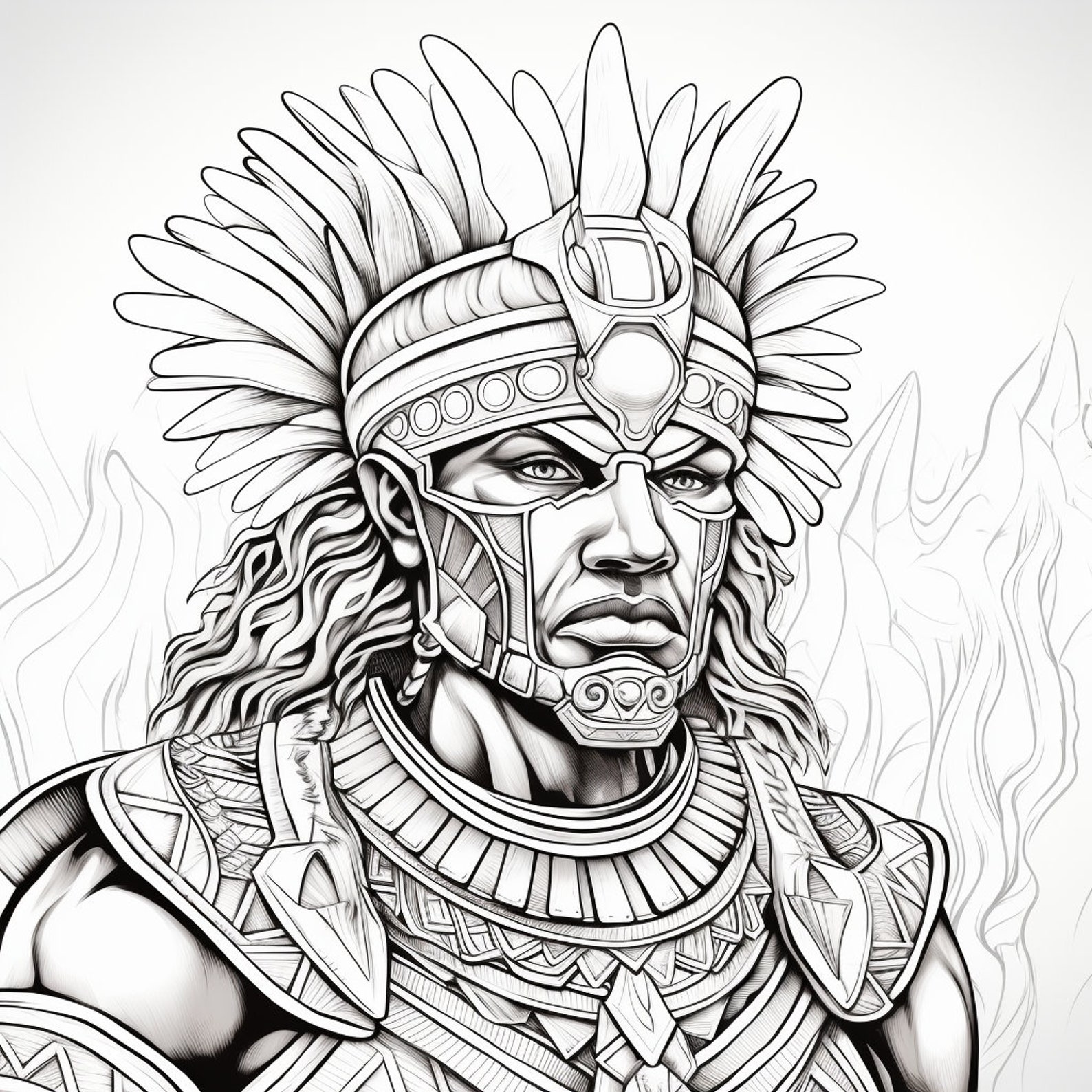 50 Africa Themed Colour Pages. Queens, Warriors and Families - Etsy