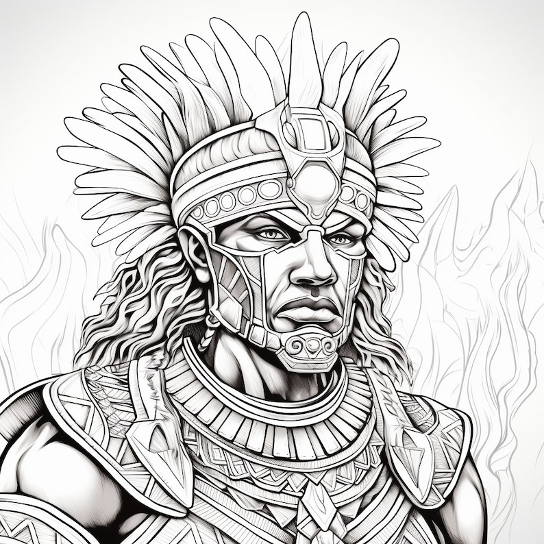 50 Africa Themed Colour Pages. Queens, Warriors and Families - Etsy