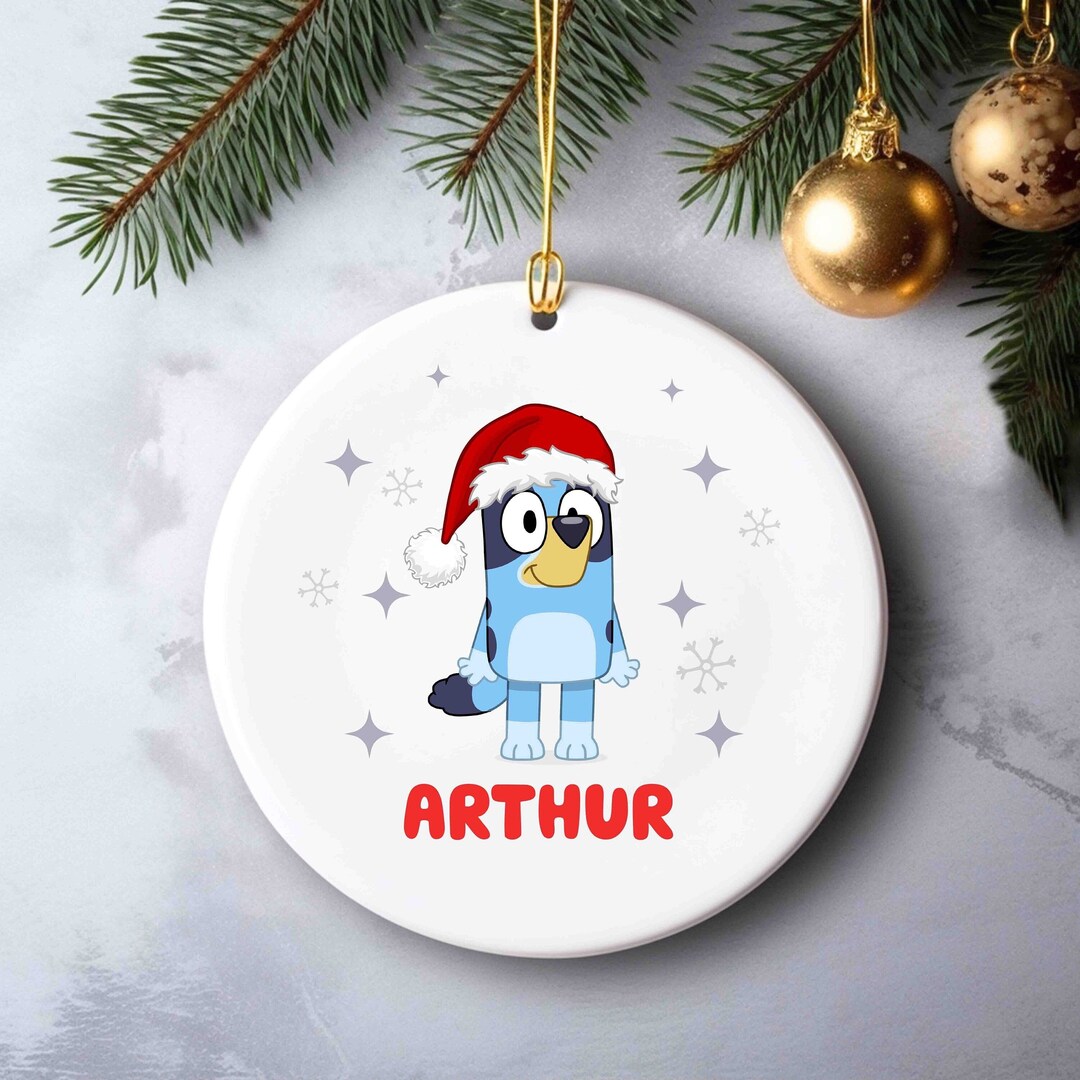 Bluey Ornaments Personalized Bluey Ornament Bluey - Etsy