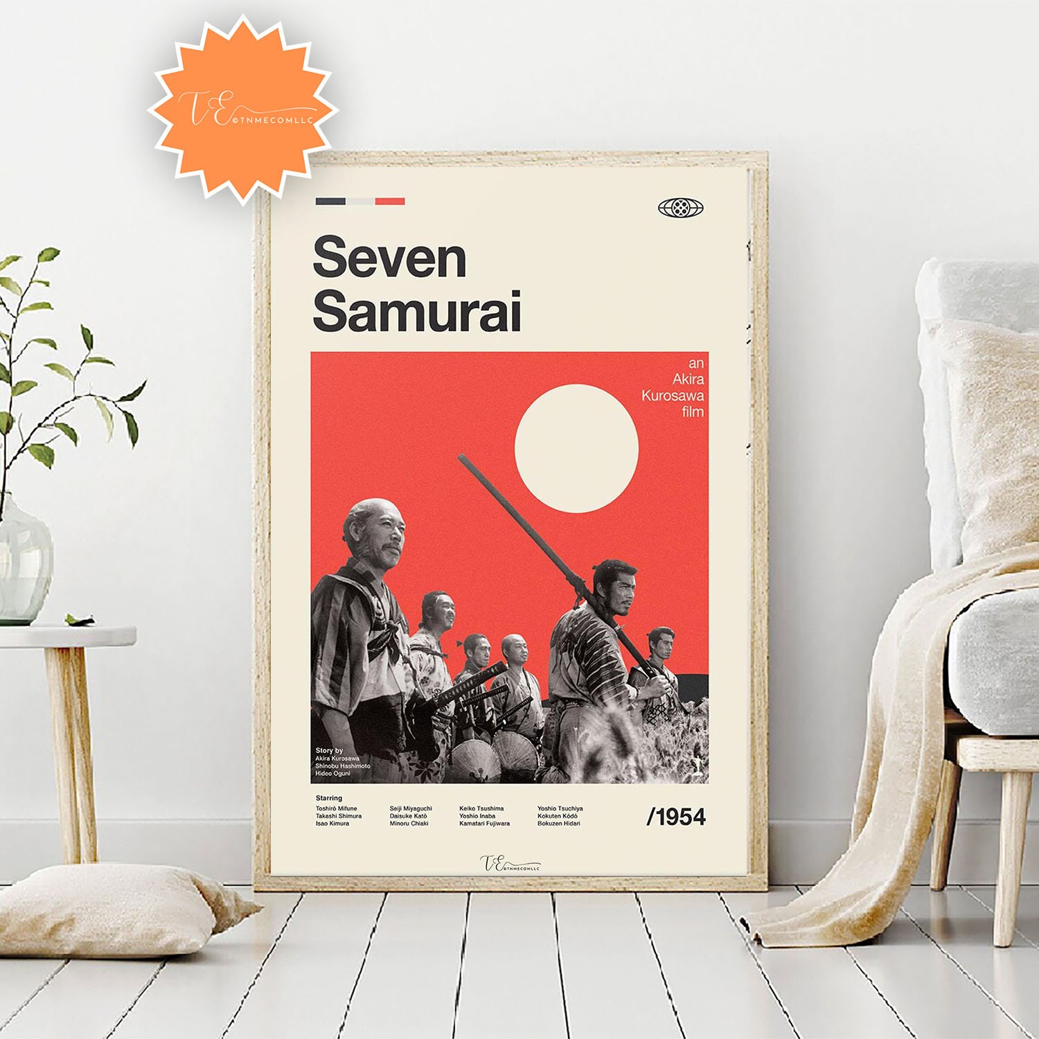 Seven Samurai Movie Poster Seven Samurai Movie Prints Music - Etsy