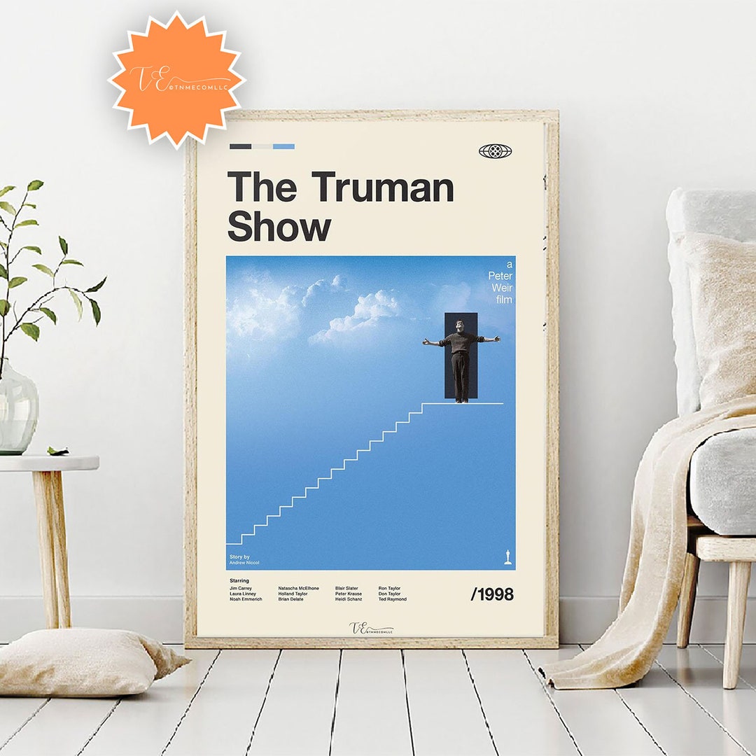 The Truman Show Movie Poster the Truman Show Movie Print - Etsy