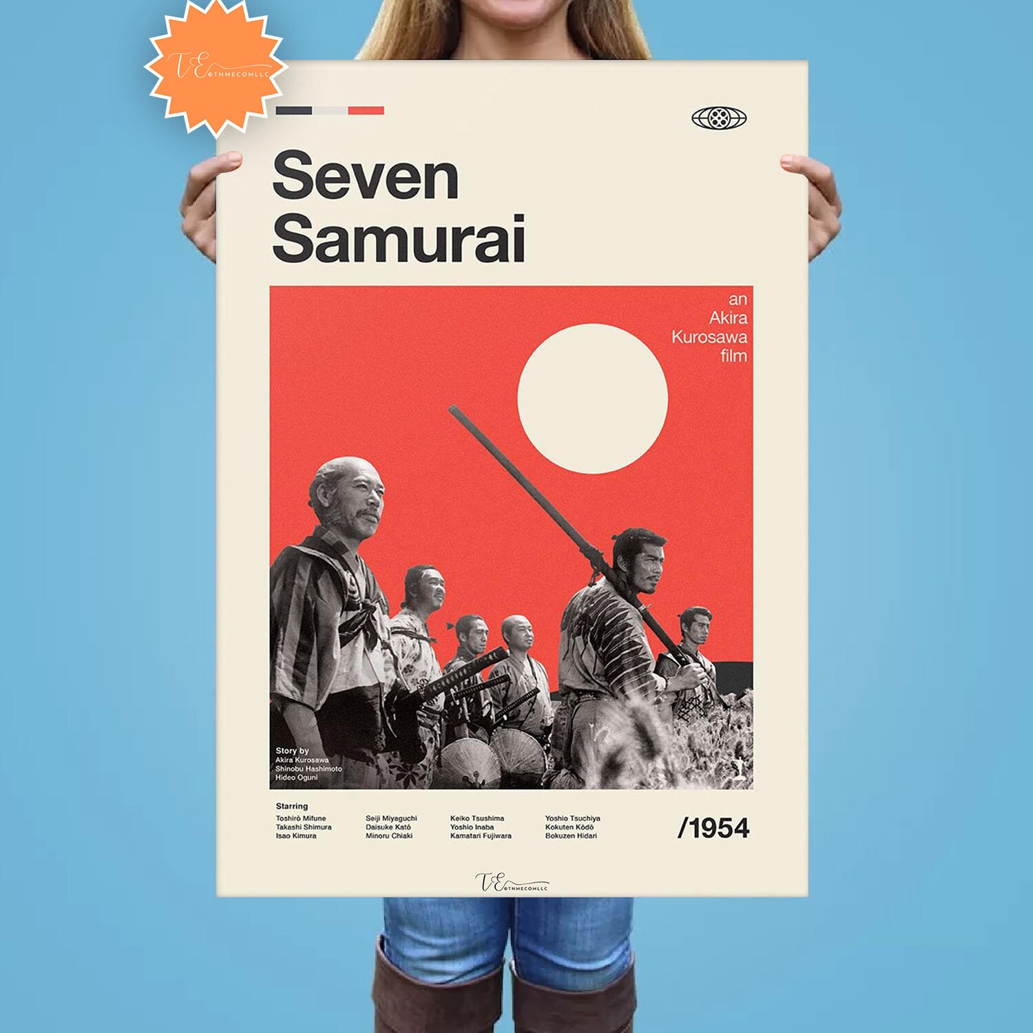 Seven Samurai Movie Poster Seven Samurai Movie Prints Music - Etsy