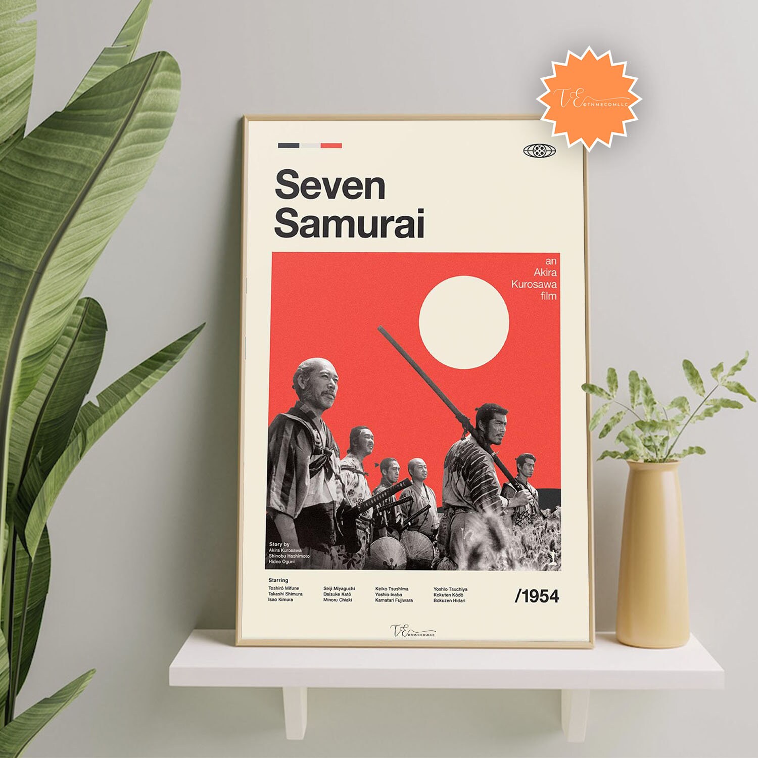 Seven Samurai Movie Poster Seven Samurai Movie Prints Music - Etsy