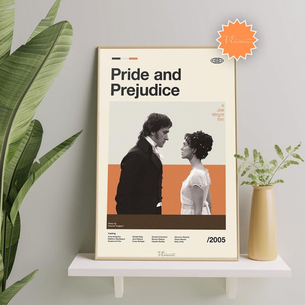 Pride and Prejudice Vintage Poster - Etsy