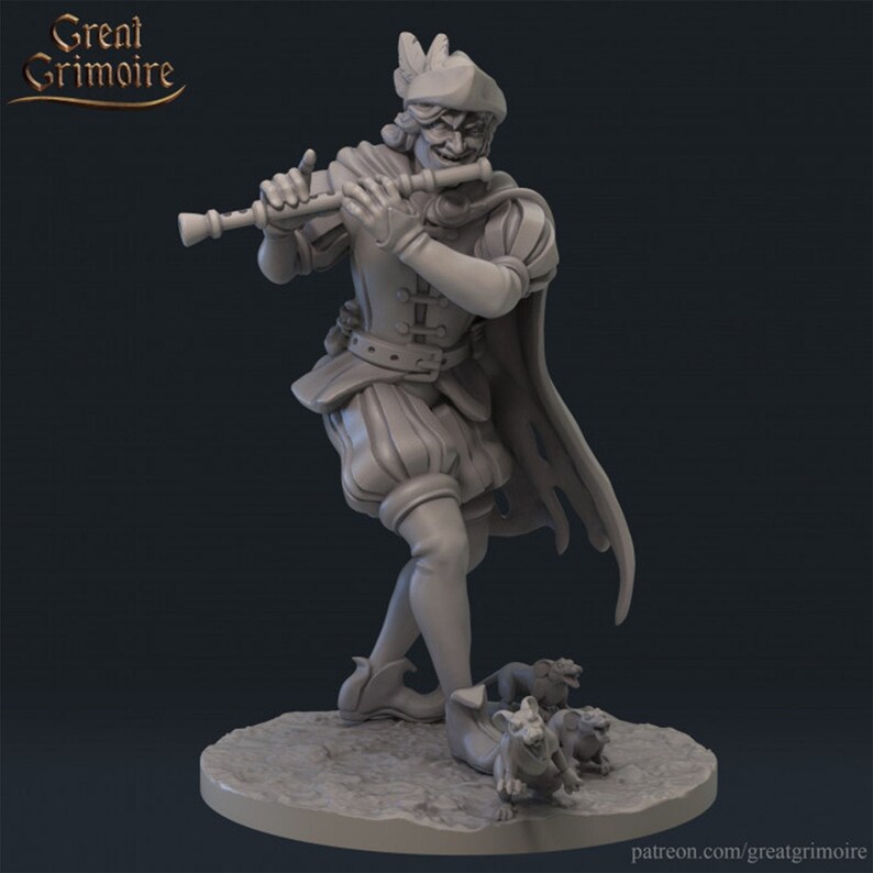 Pied Piper Great Grimoire's 35mm Miniature Human - Etsy