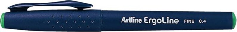 Artline Ergoline 0.4mm Fineliner Pen Ergonomic Grip Smudge Resistant ...
