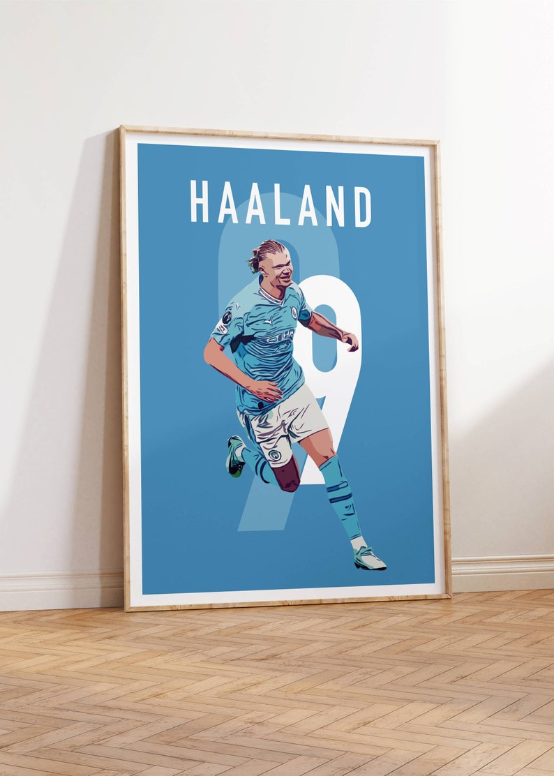 Messi Ronaldo Mbappé Neymar Poster Set World Cup Art, Goats Soccer ...