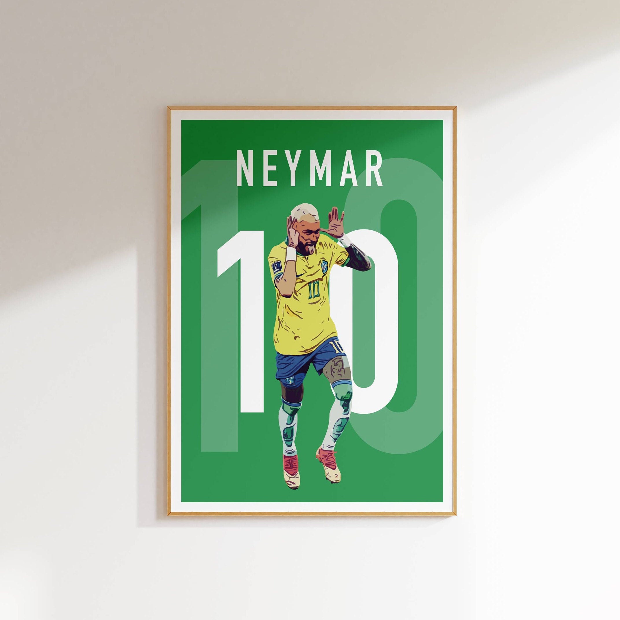 Neymar Poster Vector Art Neymar Jr Poster World Cup Art - Etsy