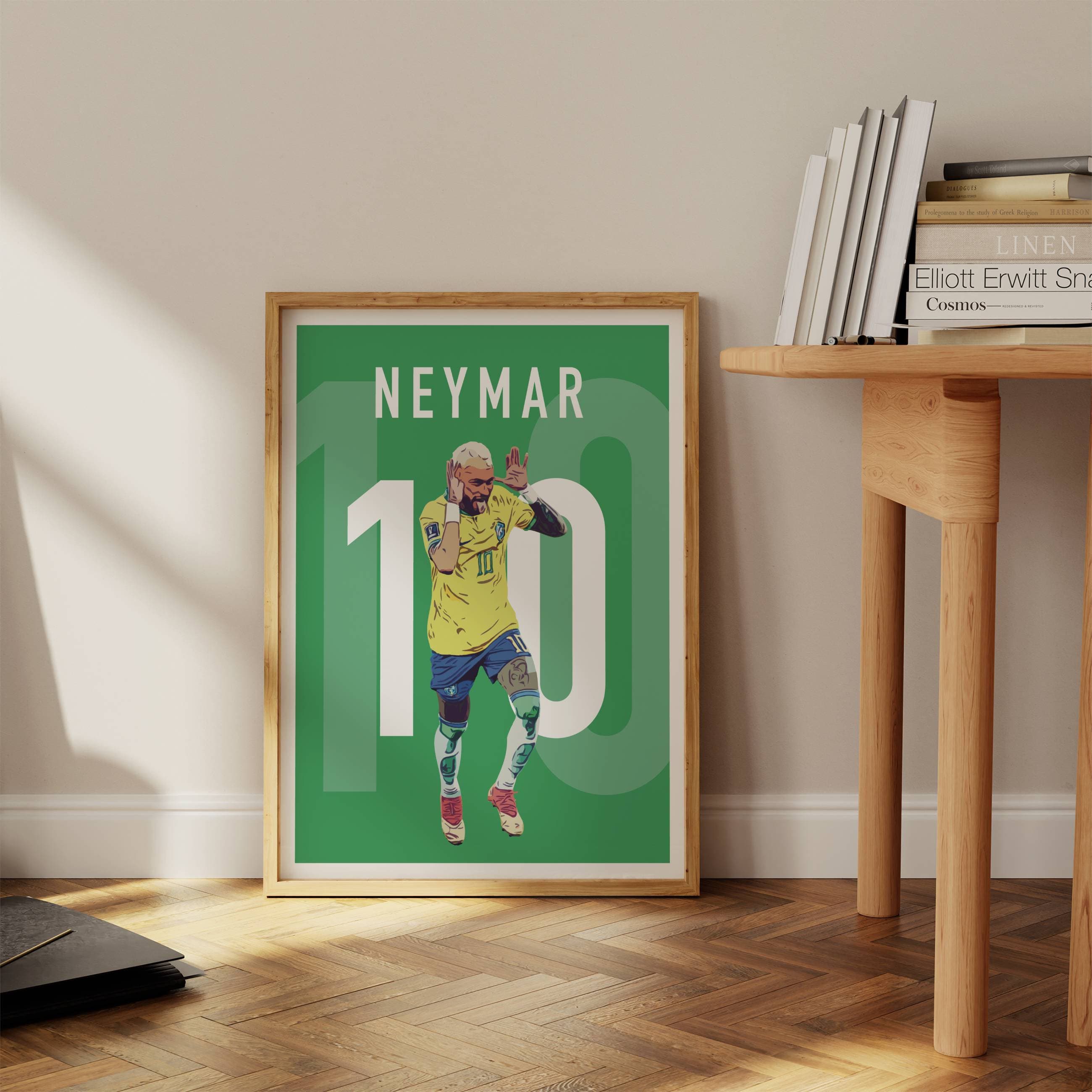 Neymar Poster Vector Art Neymar Jr Poster World Cup Art - Etsy