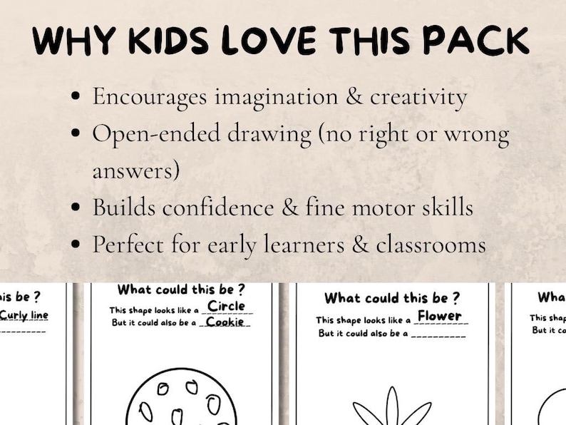 Creative Drawing Worksheets for Preschool | Think Outside the Box ...