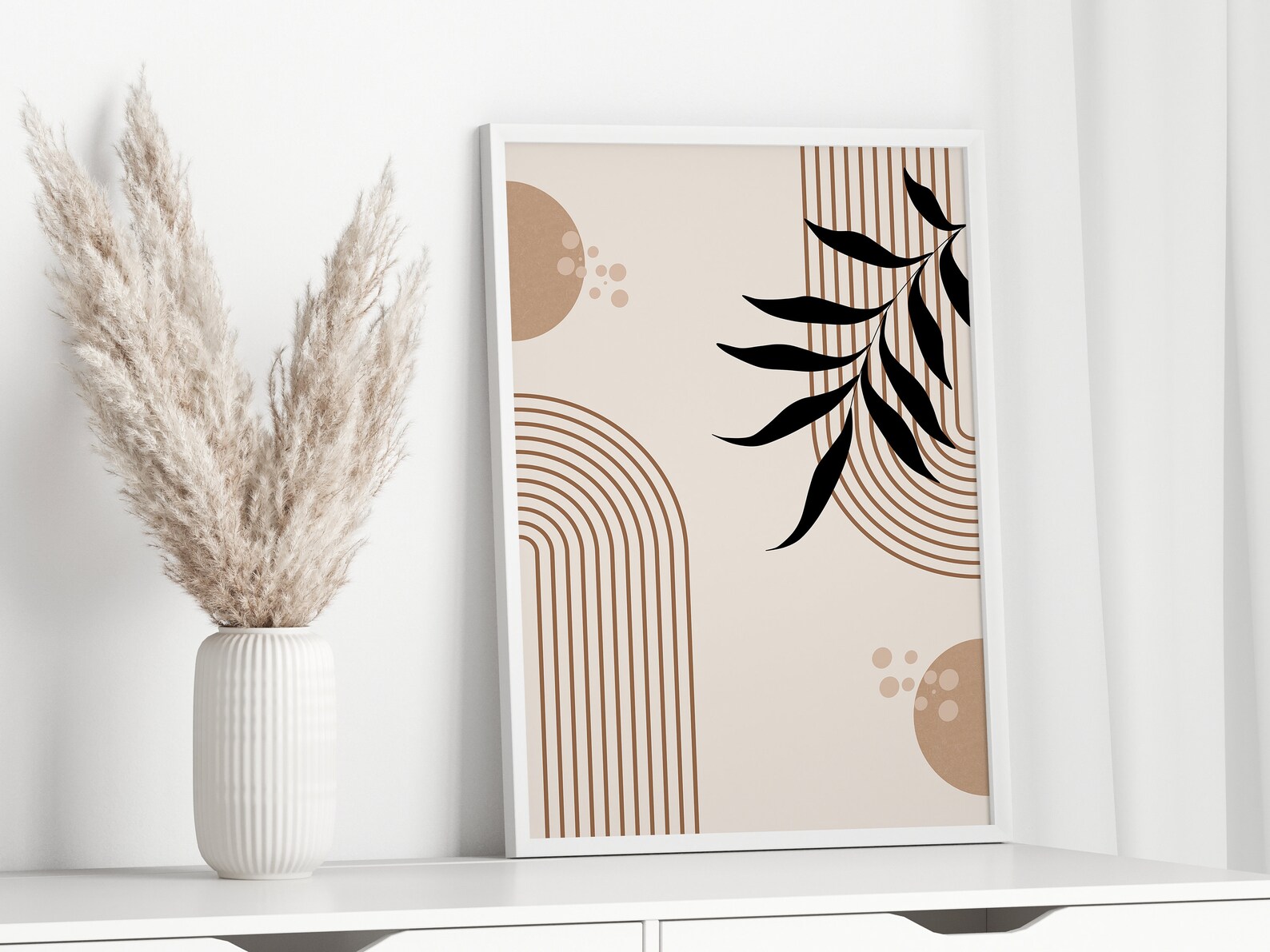 Boho Gallery Set of 3 Instant Download, Mid Century Modern Prints ...