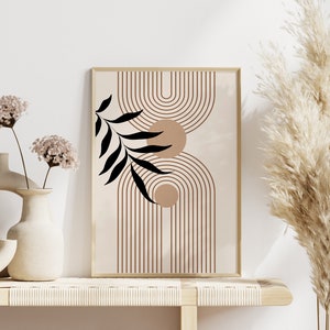 Boho Gallery Set of 3 Instant Download, Mid Century Modern Prints ...