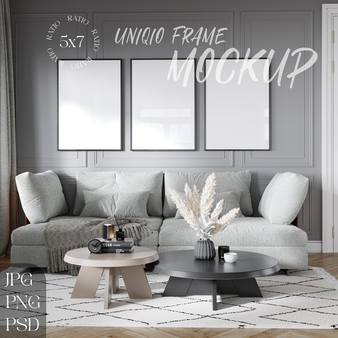 Frames Mockup, Set Mockup, Mockup Bundle, Minimalist Mockup, Product ...