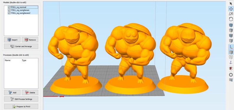 Pokemon Ultra Swole Pack 7 Models Bulbasaur Charmander Dugtrio Squirtle ...